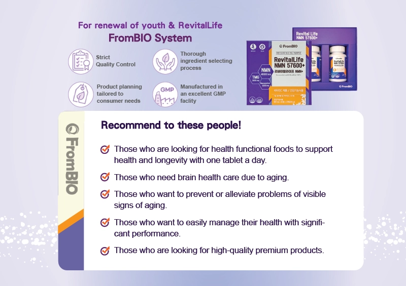 韓國FromBIO NMN 57600+ 96克(120粒) - 俏貓貓超市 Q Foods Mall